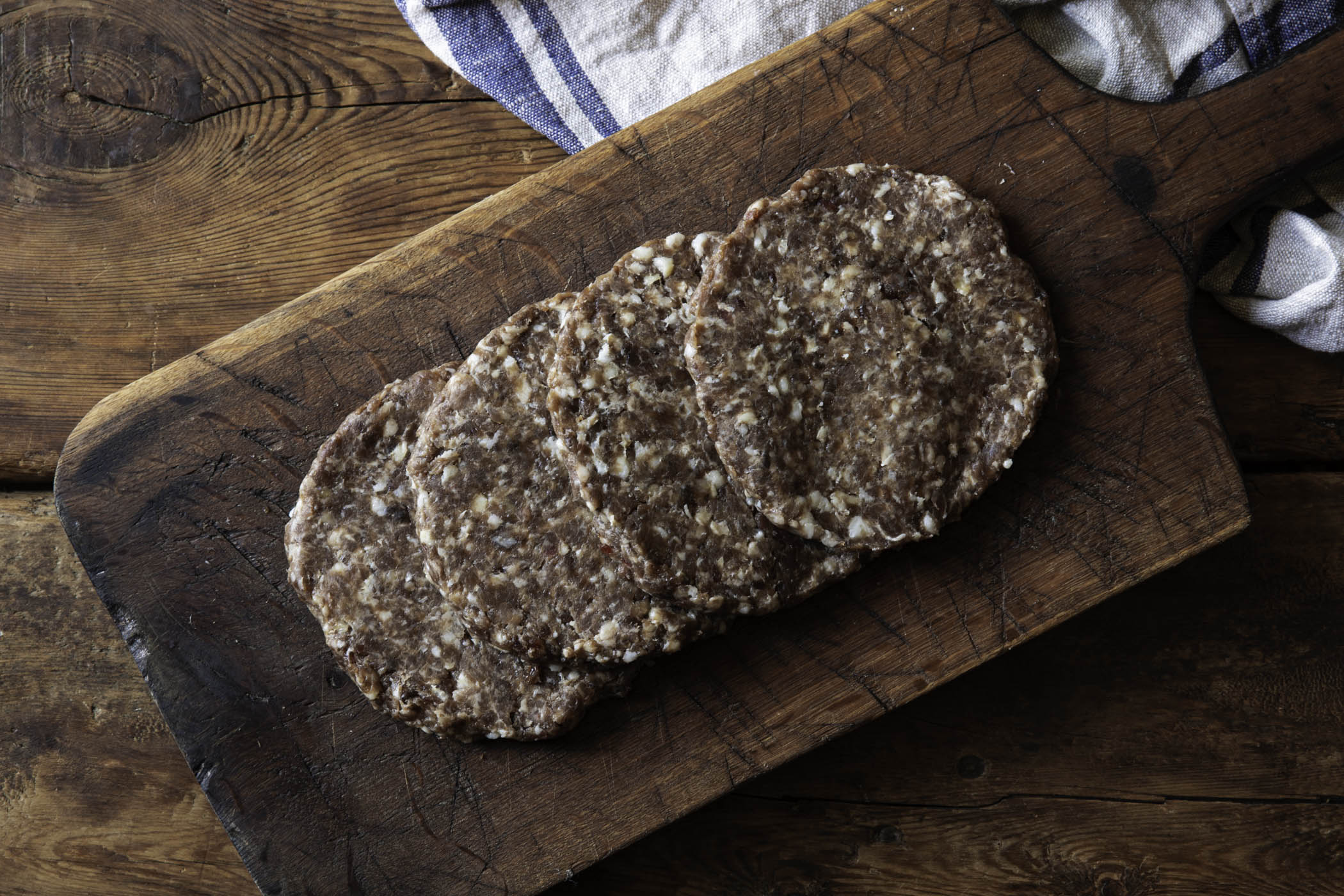 x SLAP & PICKLE Smoked Lardo Steak Burgers