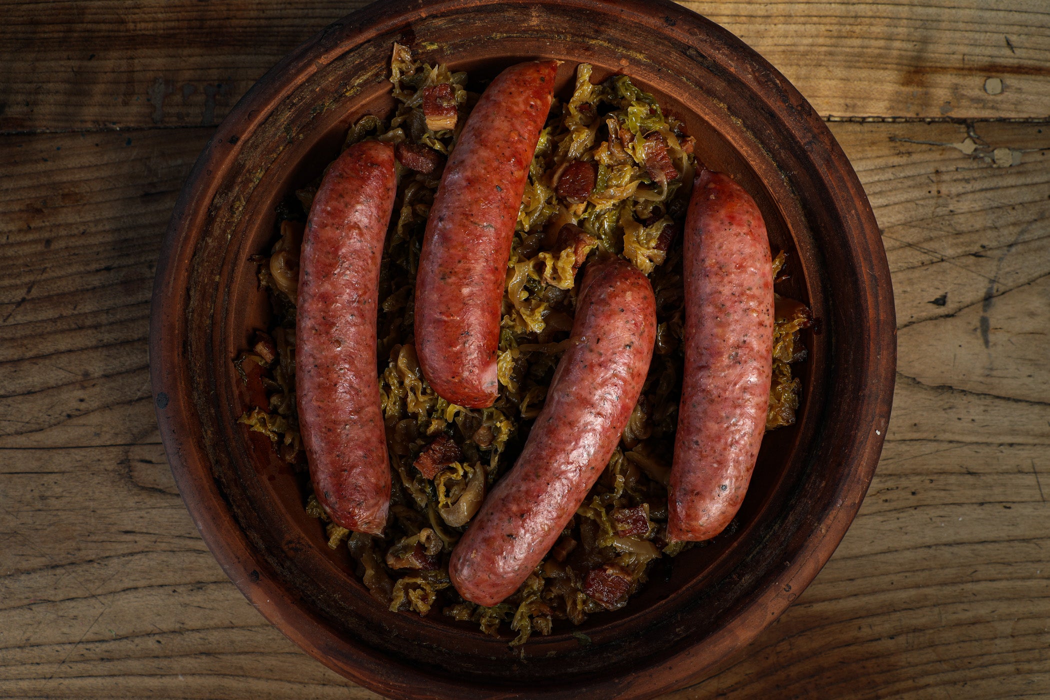Buy Ukrainian Kovbasa Online | Smoked Pork & Beef Sausage